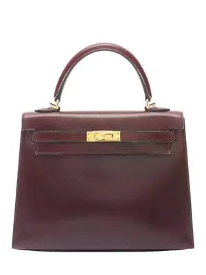 Hermès Kelly Sellier 25 Shoulder Bag - Red