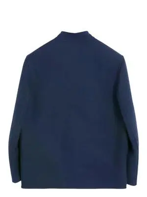 Valentino Garavani Stand-up-collar Button-up Jacket - Blue