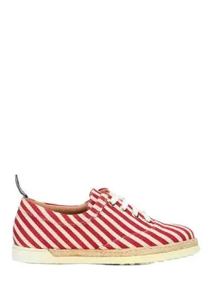 Moschino Striped Sneakers - Red