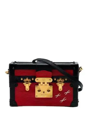 LOUIS VUITTON Epi Petit Malle Crossbody Bag - Red