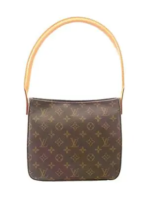 LOUIS VUITTON Monogram Looping Mm Shoulder Bag - Brown