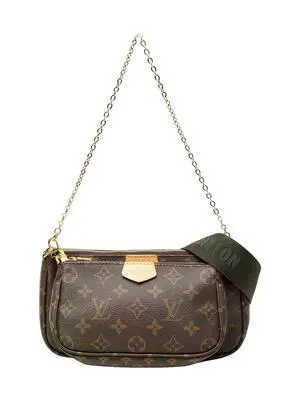 LOUIS VUITTON Monogram Multi Pochette Accessoires Satchel - Brown