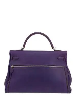 Hermès Kelly Lakis Handbag - Purple