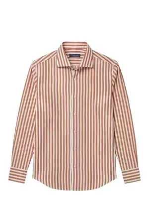 TOMBOLINI Vertical-stripe Long-sleeve Shirt - Orange