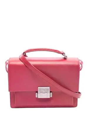 Saint Laurent Medium Bellechasse Leather Tote Bag - Red