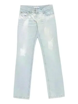Dolce & Gabbana 2000s Bleached Effect Jeans - Blue