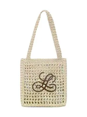 Luisa Spagnoli Isolette Woven Tote Bag - Neutrals