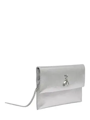 Patrizia Pepe Fly Clutch Bag - Silver