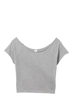 AAPE BY *A BATHING APE Apee™ A Bathing Ape® Logo Patched Crop T-shirt - Grey