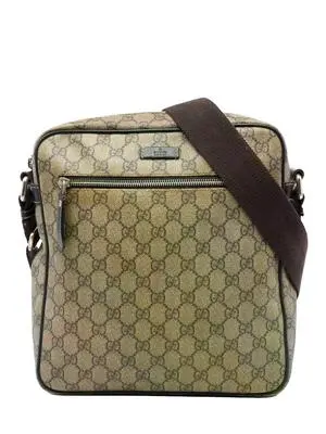 Gucci Gg Supreme Canvas Crossbody Bag - Neutrals