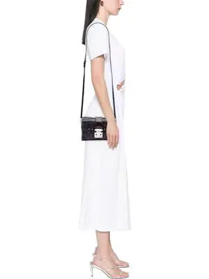 LOUIS VUITTON Limited Edition Monogram Infrarouge Petite Malle Soft Mm Bag - Black