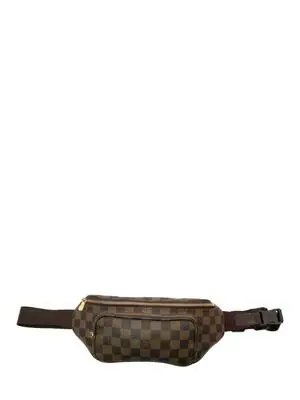 LOUIS VUITTON Damier Ebene Melville Belt Bag - Brown