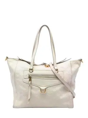 LOUIS VUITTON Monogram Empreinte Lumineuse Pm Satchel - Neutrals