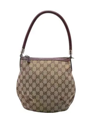 Gucci Gg Canvas Hobo Bag - Neutrals