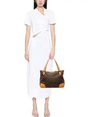LOUIS VUITTON Monogram Estrela Mm Satchel - Brown