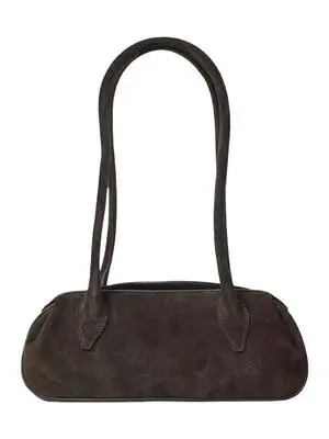 Yuzefi Mini Oyster Shoulder Bag - Brown
