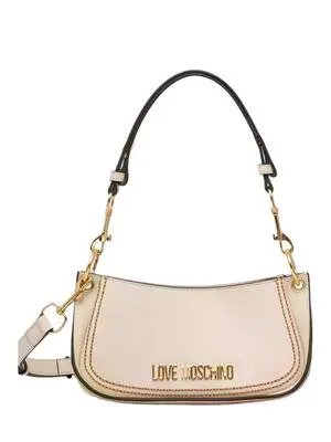 Moschino Logo-lettering Tote Bag - Neutrals