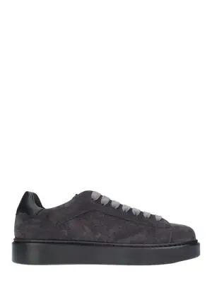 DOUCAL'S Suede Panel Sneakers - Grey