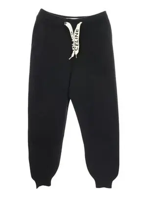 Celine 2000s Logo-detail Track Pants - Black