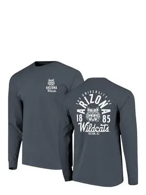 IMAGE ONE Arizona Wildcats Comfort Colors Mascot Overlay Long Sleeve T-shirt - Navy