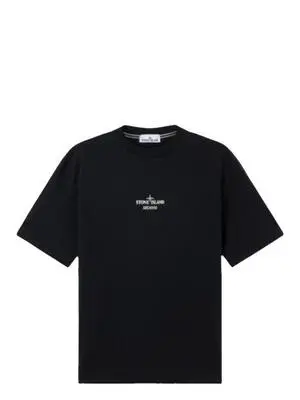 Stone Island Archivio Graphic-print T-shirt - Black