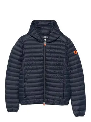 SAVE THE DUCK Quilted Hooded Jacket - Black