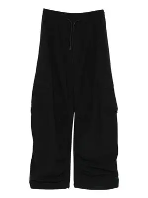 JUUN.J Cargo Drawstring Pants - Black