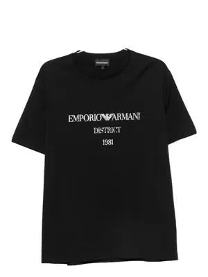 EMPORIO ARMANI Logo-print Crew-neck T-shirt
