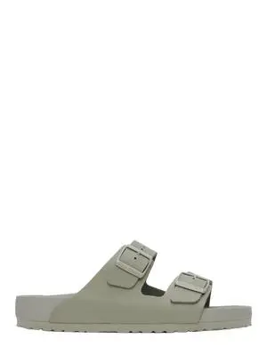 BIRKENSTOCK Arizona Double Buckle Slides - Gray