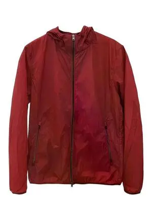 Herno Hooded Zip-up Jacket - Red