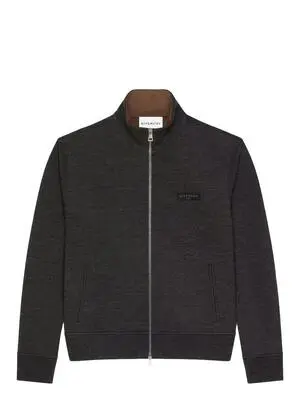 Givenchy Zip-up Wool Cardigan - Grey