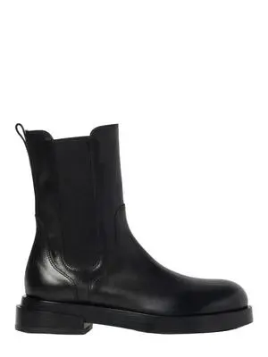 Premiata Chunky Sole Leather Boots - Black