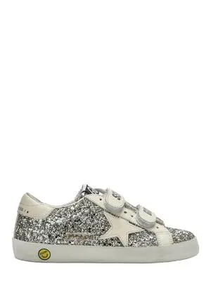 GOLDEN GOOSE Old School Glitter Sneakers - Grey