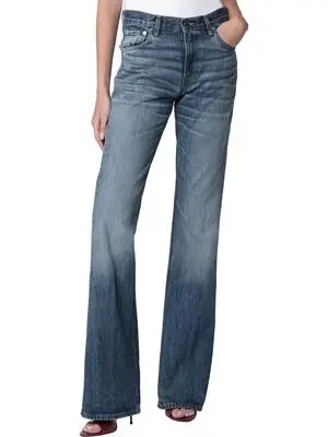 HAIKURE Ryder Denim Flora Jeans - Blue