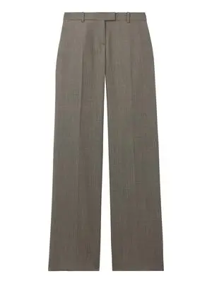 Alexander McQueen Straight Leg Bumster Trousers - Light Brown