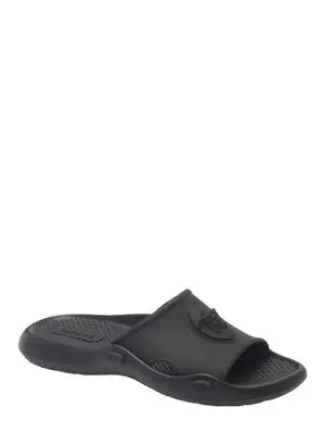 Versace Versace Nettuno Rubber Slide Sandals Black