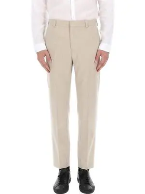 Hugo Virgin Wool Blend Chino Trousers - Beige