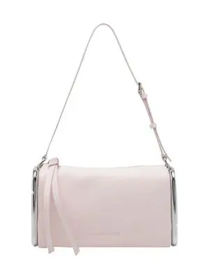 Marc Jacobs Marc Jacobs Small Scene Leather Crossbody Bag With Laminated Double J Logo Pink