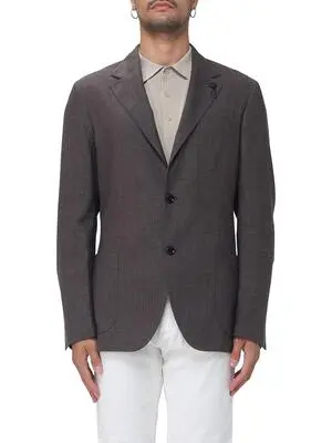 LARDINI Single-breasted Jacket - Brown