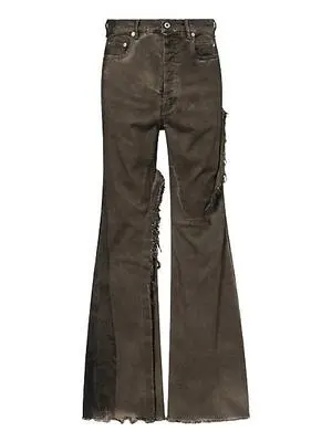 Rick Owens Bolan Bootcut Cotton Denim Jeans - Dust Combo