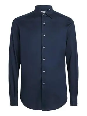 Pal Zileri Cotton Jersey Shirt - Navy