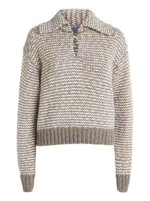 POLO RALPH LAUREN Polo Ralph Lauren Striped Cotton-Wool Blend Sweater