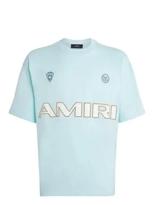Amiri Cotton Sport 94 T-shirt Blue