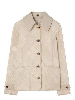 Burberry Quilted Fernleigh Jacket - Beige