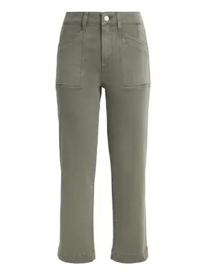 Paige Quincy Straight Jeans - Green