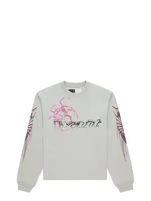 SP5DER Wait Long-sleeve Sport Tee - Grey