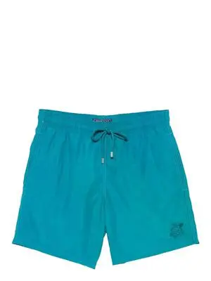 Vilebrequin Turtle-embroidered Swim Shorts - Blue