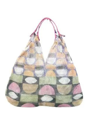 ÉPICE Udaipur Mesh Shoulder Bag - Grey