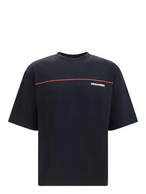 Dsquared2 Loose-fit Logo T-shirt - Black