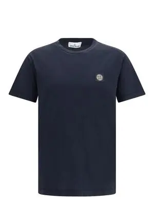 Stone Island Logo Patch T-shirt - Blue